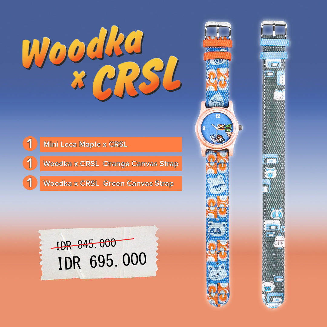 Mini Loca Maple x CRSL Bundling – Woodka Watch