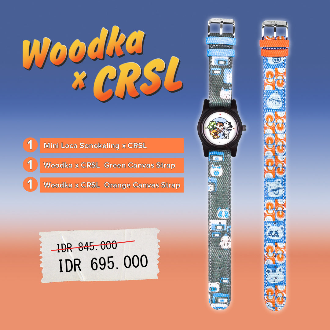 Mini Loca Sonokeling x CRSL Bundling – Woodka Watch