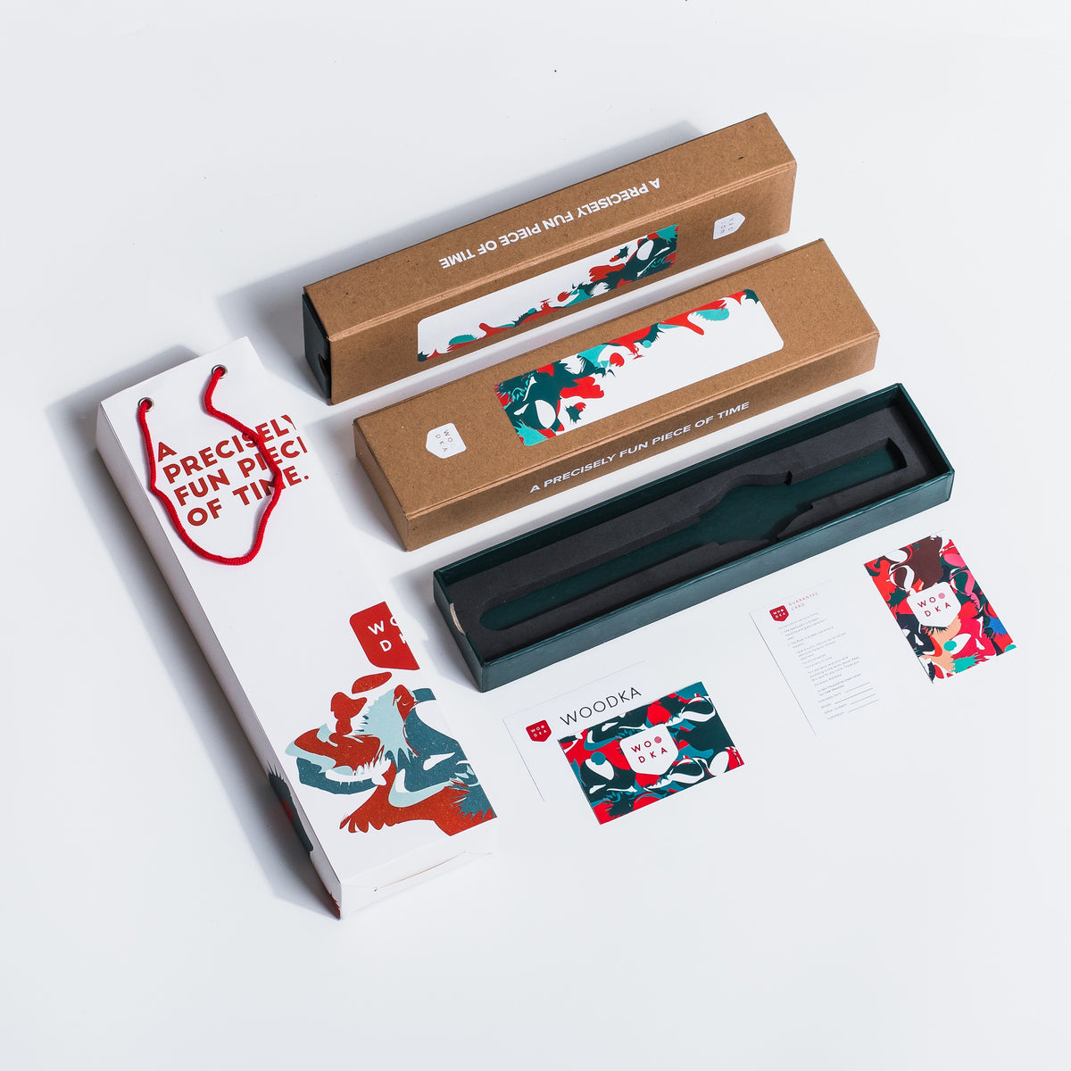 Mini Loca Jati Tegel Pesona & Saka Biru Tenun Tenun Strap – Woodka Watch