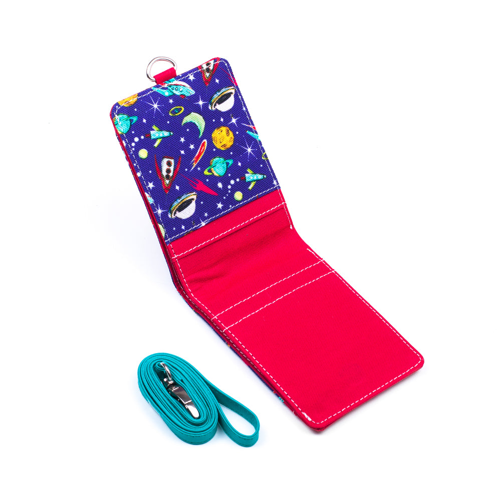 Bifold Id Card Wallet Space Invaders – Woodka Watch