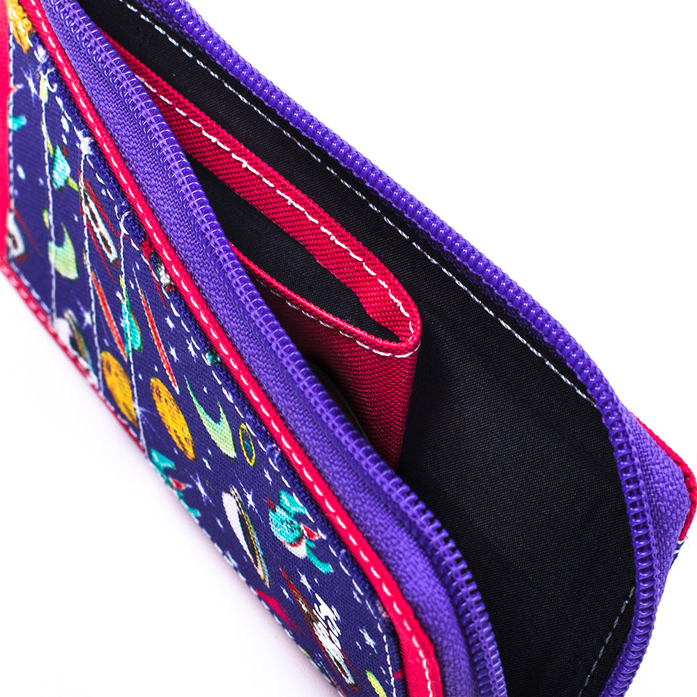 Zipper Id Card Wallet Space Invaders – Woodka Watch